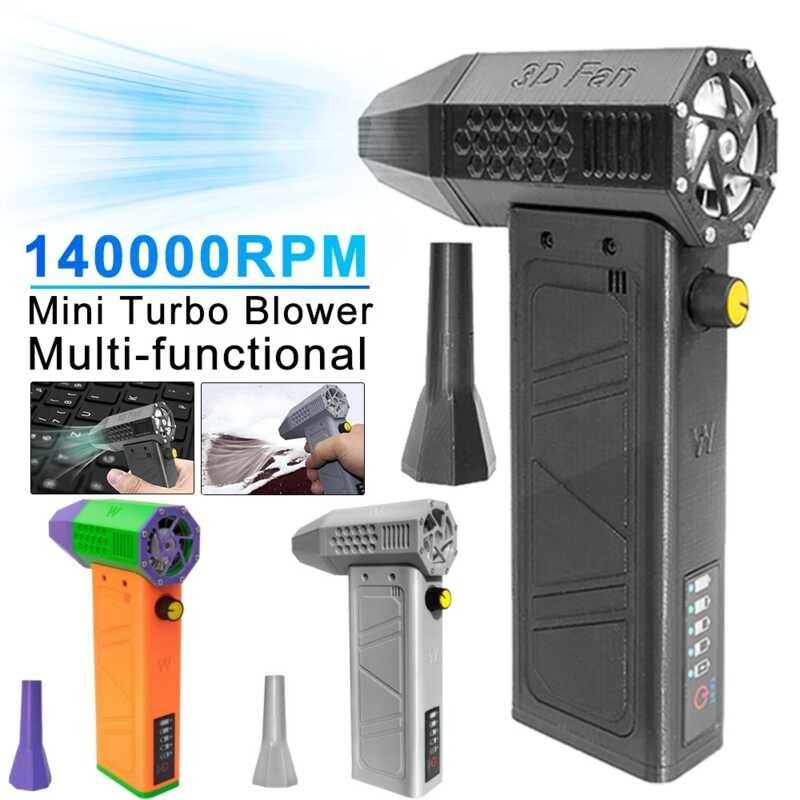 ¤ 140000Rpm Mini Jet 송풍[Unk] Brushless Motor Handheld Duct 52M/S ...