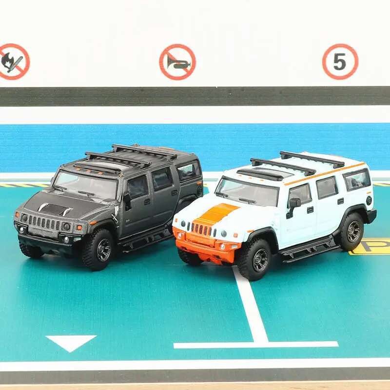 JKM 1:64 Hummer H2 Alloy Diecasts & Toy Vehicles Miniature Scale Model ...