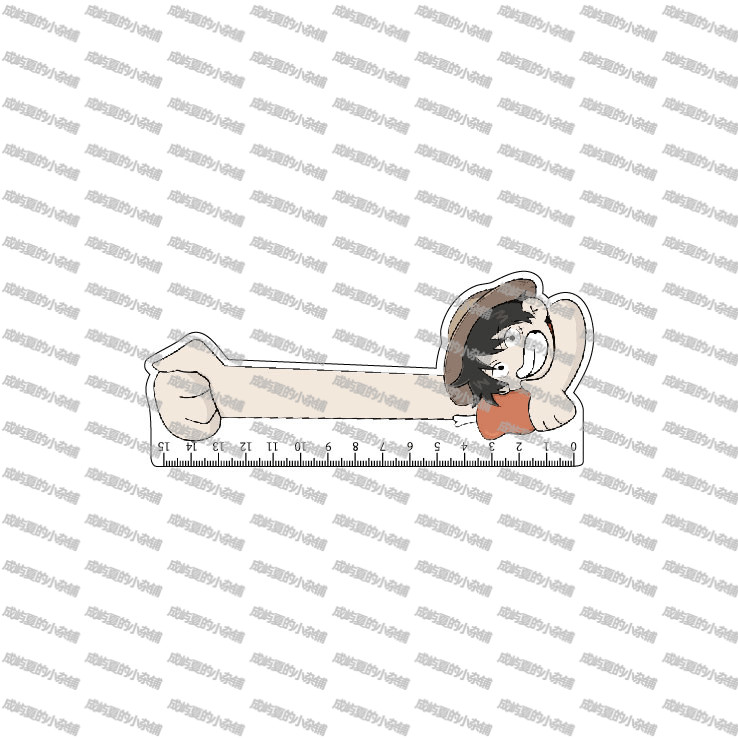 One Piece Peripheral Luffin Nami Zoro Sanji Animation Ruler Ruler ...