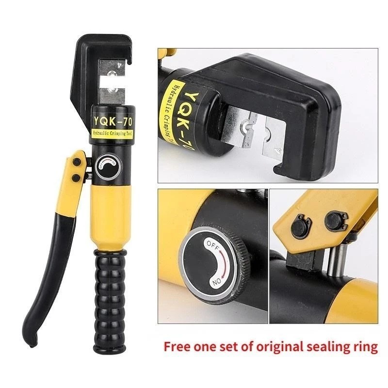 Hydraulic Crimper Tool Kit Tube Terminals Lugs Battery Wire Crimping ...