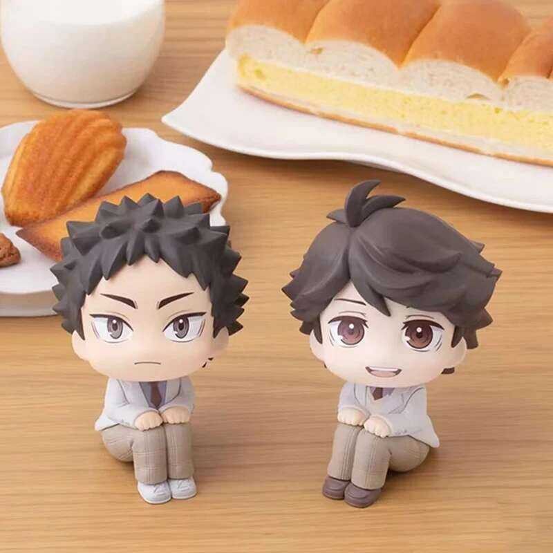 10Cm Oikawa Tooru Haikyuu Anime Figures Iwaizumi Hime Look Up Action ...