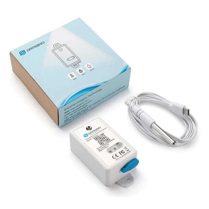 58 Dragino Lht65n-E3 Lorawan Flat Temperature Probe Ds18b20 With Built ...