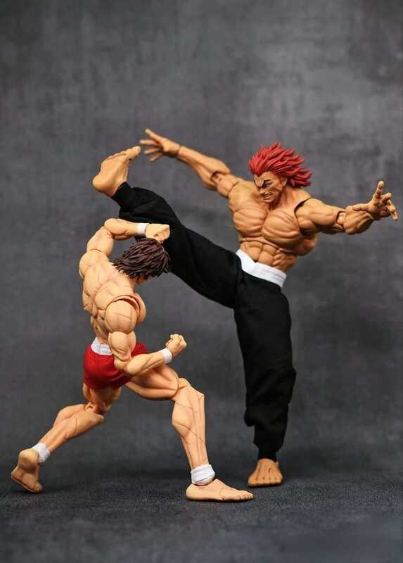 Storm New 1/12 Son of Ogre Hanma Baki Hanma Yujiro Four Head Carving ...