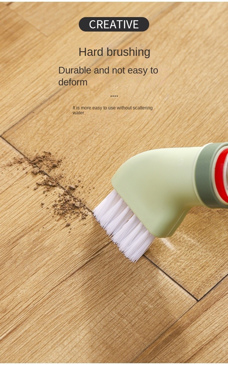 Cleaning Brush Can Be Connected To Mineral Water Bottle Dry-wet Dual ...