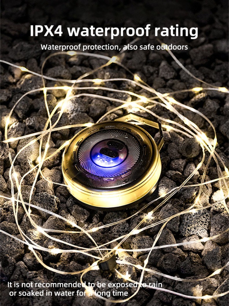 Naturehike Blackdog Outdoor Tape Measure Ambient Light String Canopy ...