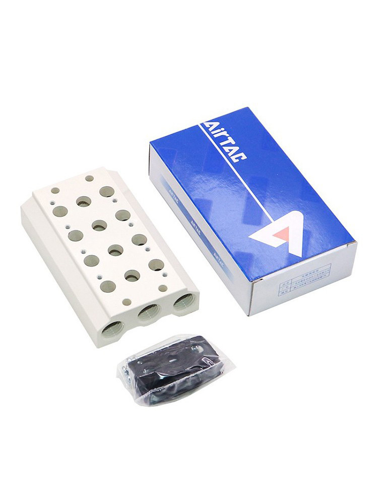 Original Yadeke solenoid valve 4V110/4V120/4V130 series busbar mounting ...