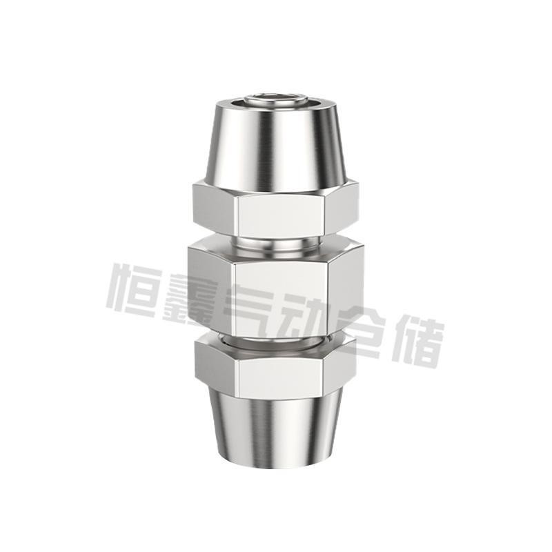 Tracheal quick connector pneumatic straight copper quick twist truck high-pressure air path ...