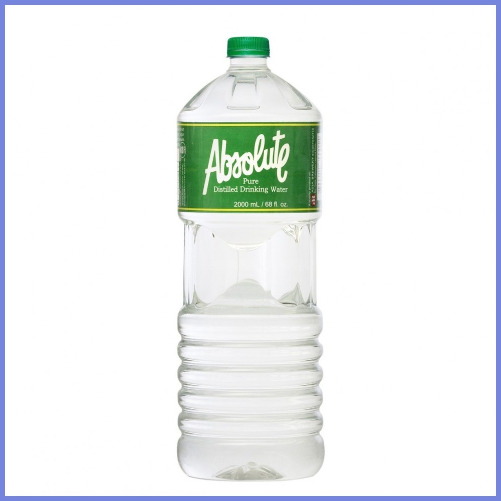 ∆ Absolute Pure Distilled Drinking Water 2000Ml | Shopee Philippines