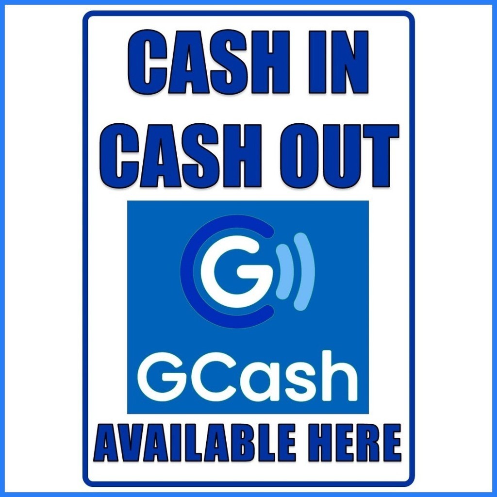 Laminated Signages GCASH Cash In Cash Out Load Bills Bank Transfer for ...