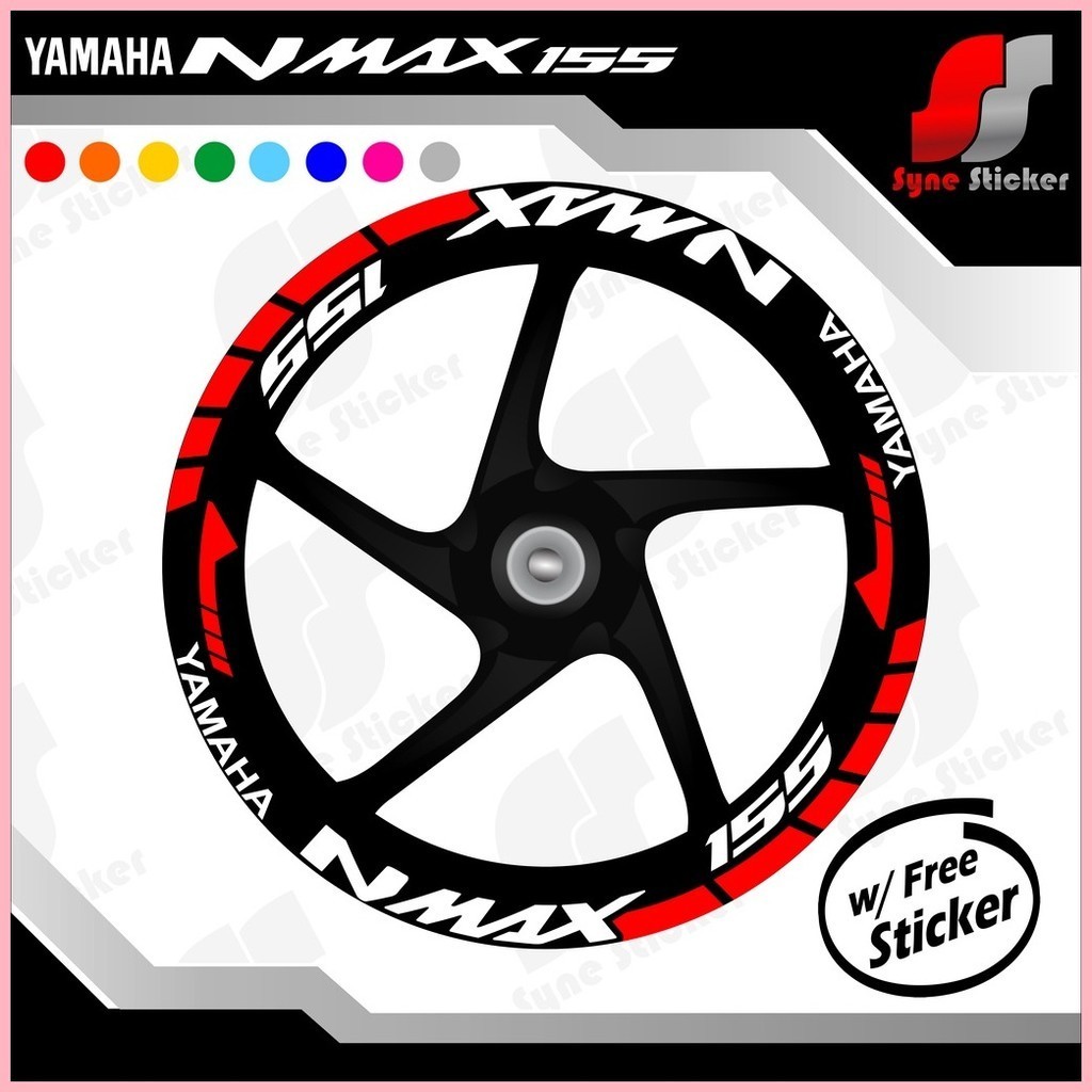 Nmax 155 Mags Sticker Decals Set Pair ( Front & Back ) | Shopee Philippines