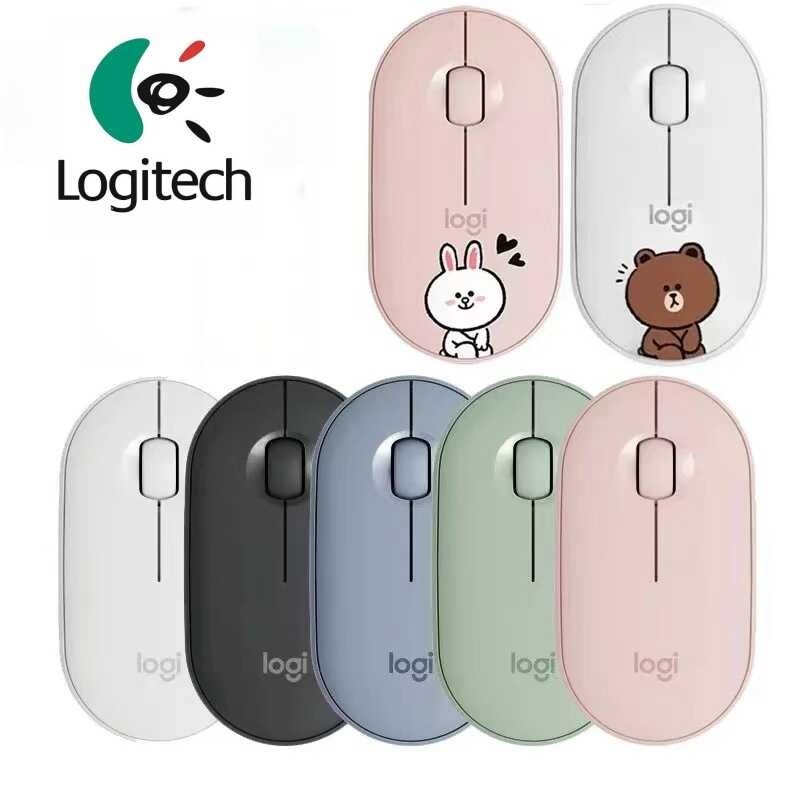 POP Logitech PEBBLE Mouse Laptop Tablet M350 Wireless Bluetooth Mouse ...