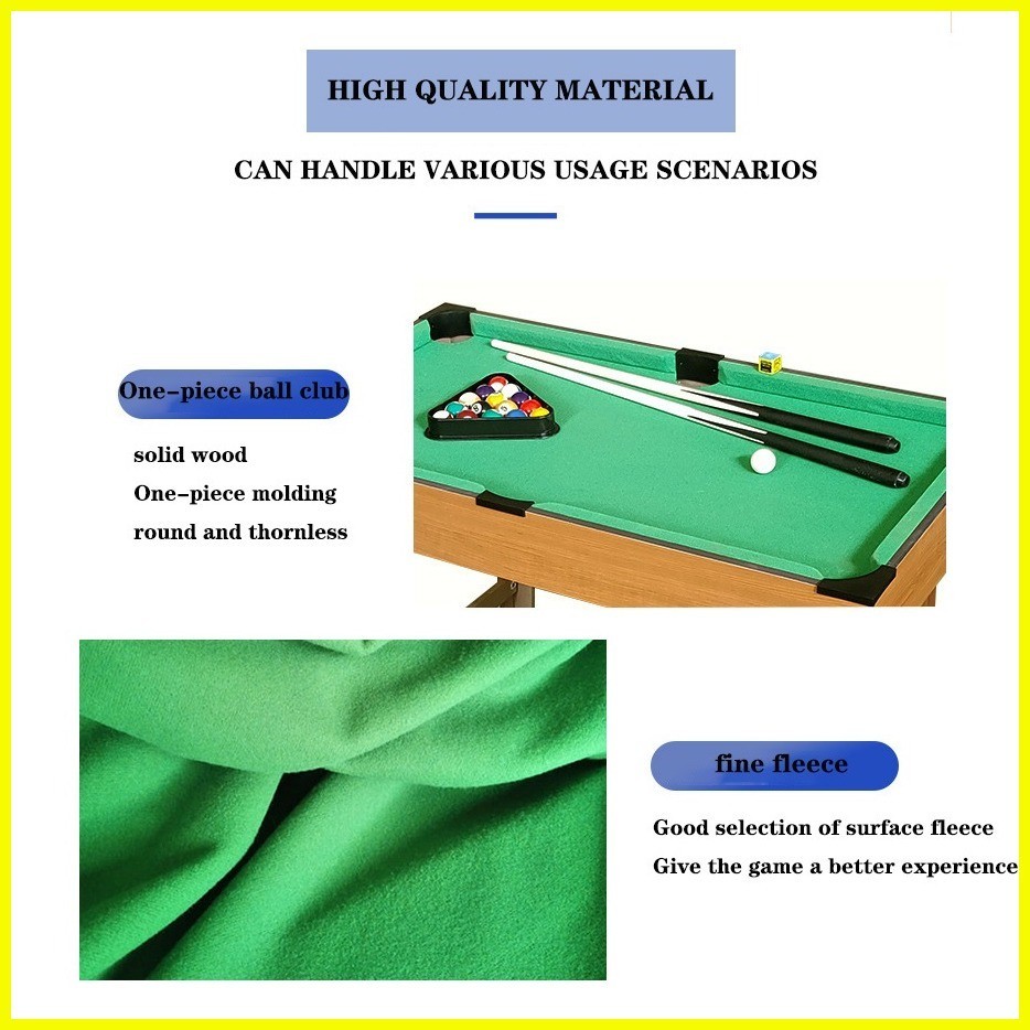 New 36x20 Inches Mini Billiard Table For Kids Wooden Tabletop Pool ...