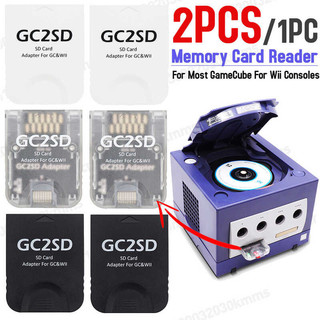Cea 1/2Pcs Gc2sd Para SD Card Reader Adapter Para Sa Nintendo Gamecube ...