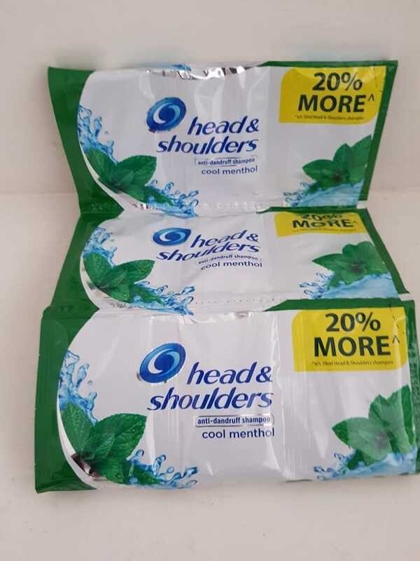 Head and SHOULDER Anti-Dandruff Shampoo - Cool Menthol (36 sachets x 12 ...