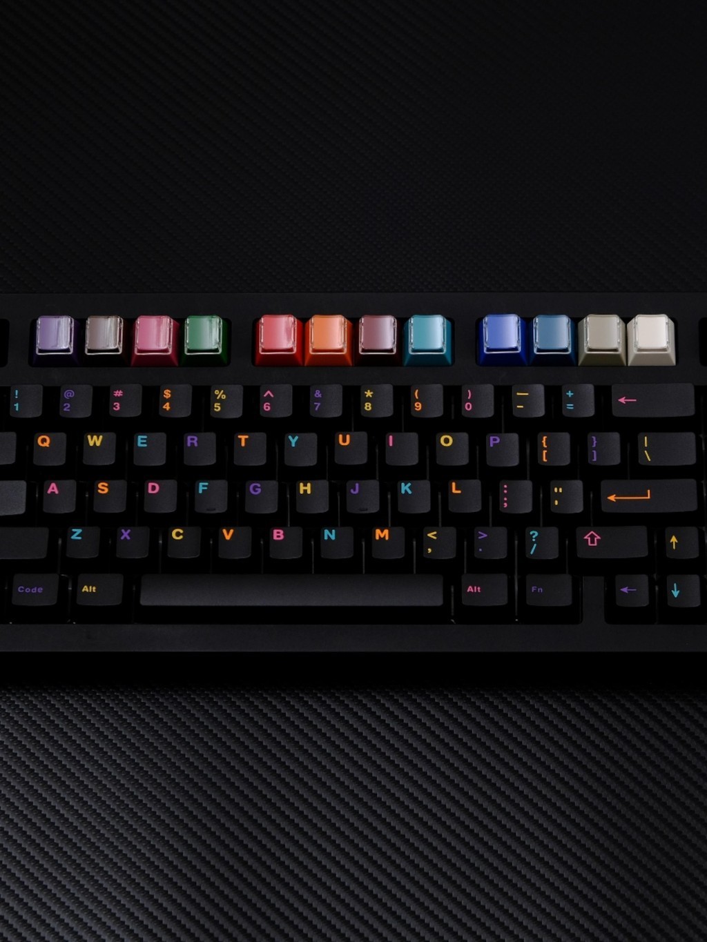 GMK Mictlán 121 Keys ABS double Shot Keycaps Rainbow colorful Font on ...