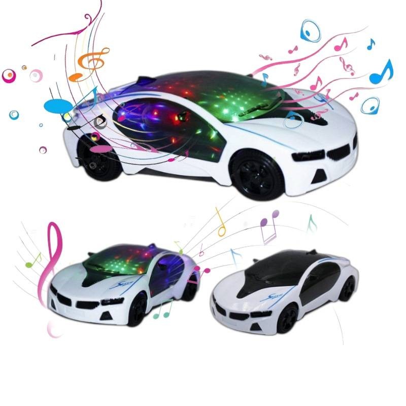 Music Light-up Innovative Car Model Electric Battery-powered Children ...