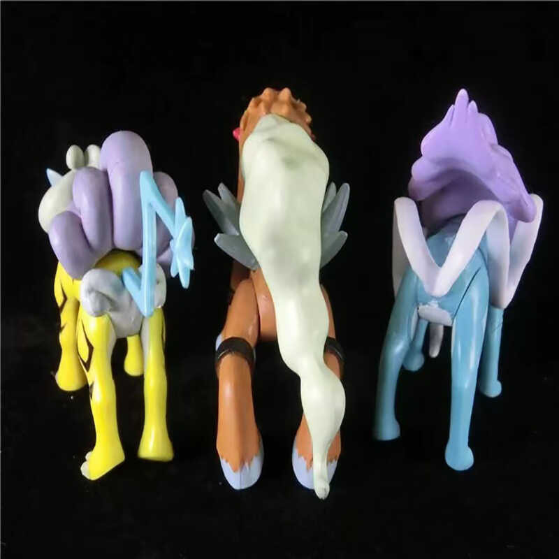 Д 3 Style - Tatlong Banal Na Suicune Entei Raikou Action Pvc Limit ...