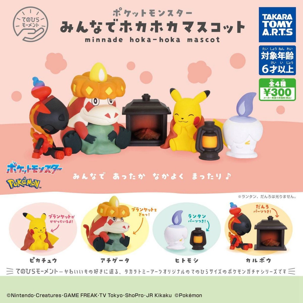 Domi TOMY Gallop Pokemon Warmth Chapter Pikachu Charcoal Serve Roasted ...
