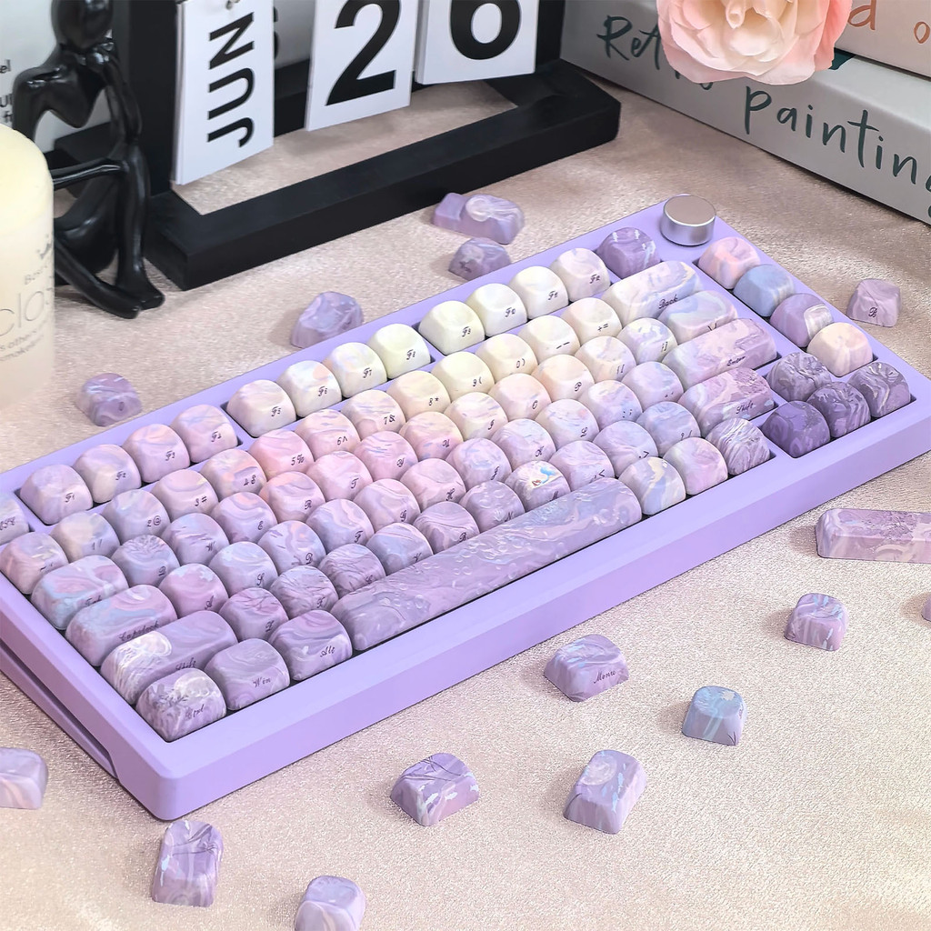 Mermaid Keycap MOA Profile 134 Keys PBT Dye Sublimation Letter Side ...
