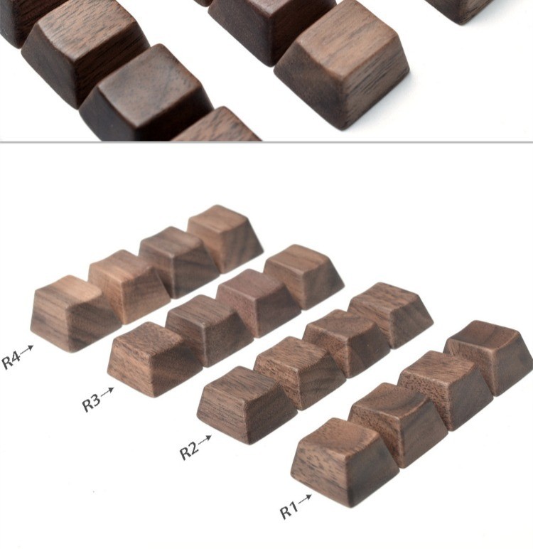 Keycap Customization Space Keycap Enter Solid Wood WASD Wooden ...