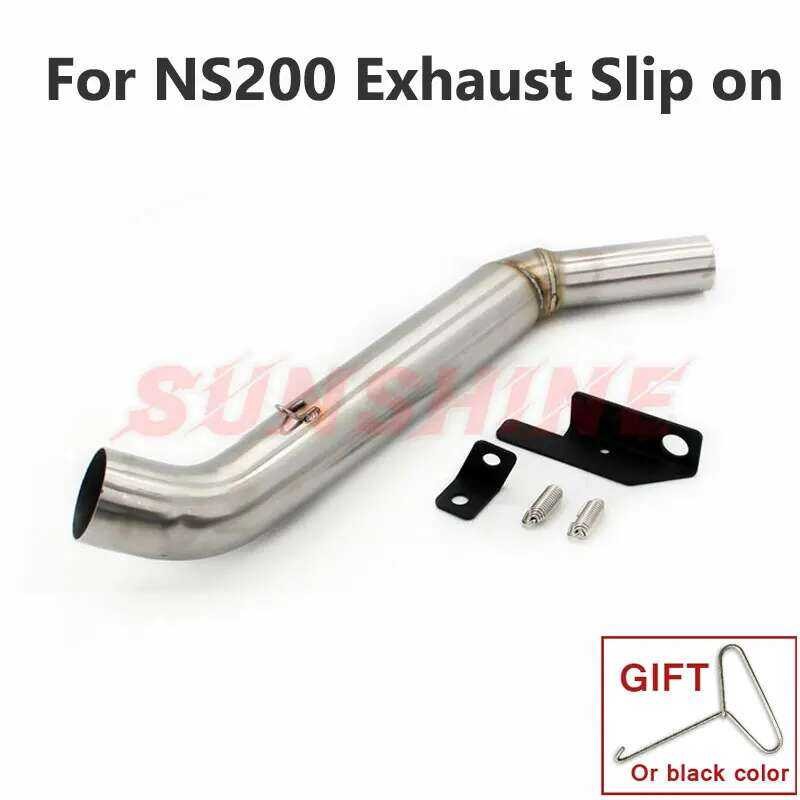 0 For Ns200 Bpulsarns200 NS 200 Motorcross Exhaust Mid Pipe Motorcycle ...
