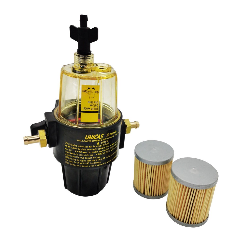 UF-10K Fuel Filter/Water Separator Assembly with 2 Extra Filters for ...