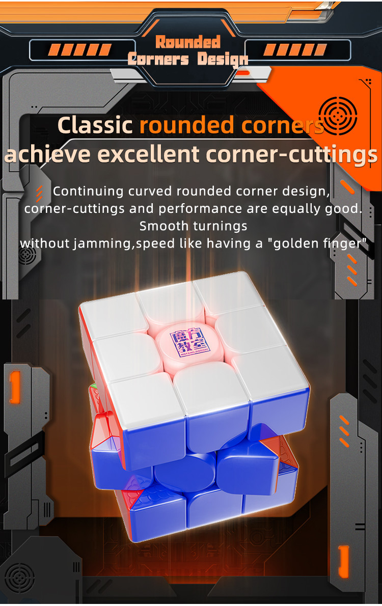 Moyu Meilong 2024 Magnetic 3M V2 3x3x3 Speed Cube, Professional Cube ...
