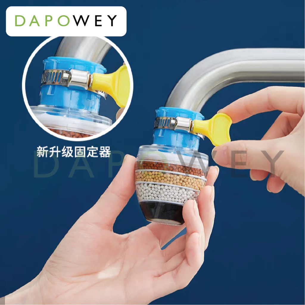 DW Water Tap Filter Head Faucet Adjustable Flexible Rotate Universal ...