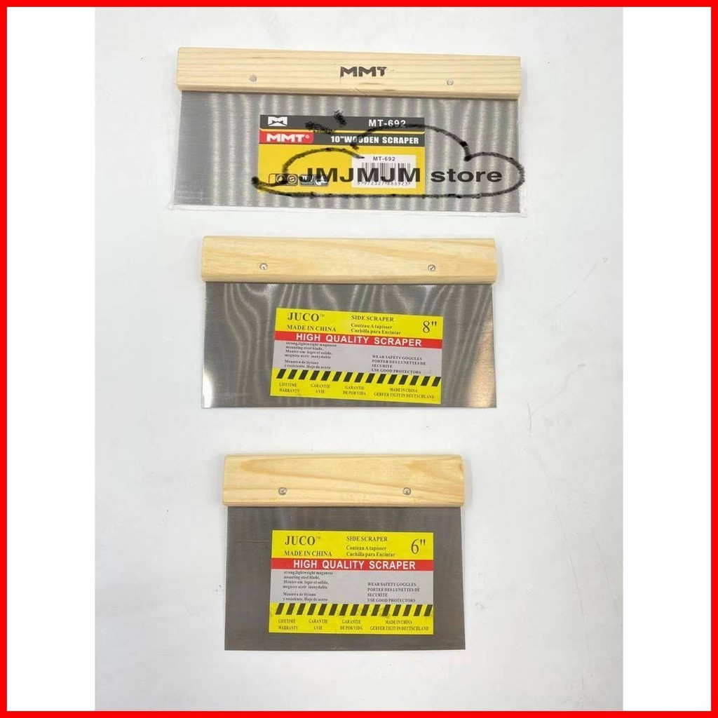 PALETA / PUTTY KNIFE / WALL SCRAPER WITH WOOD HANDLE (cod only ...