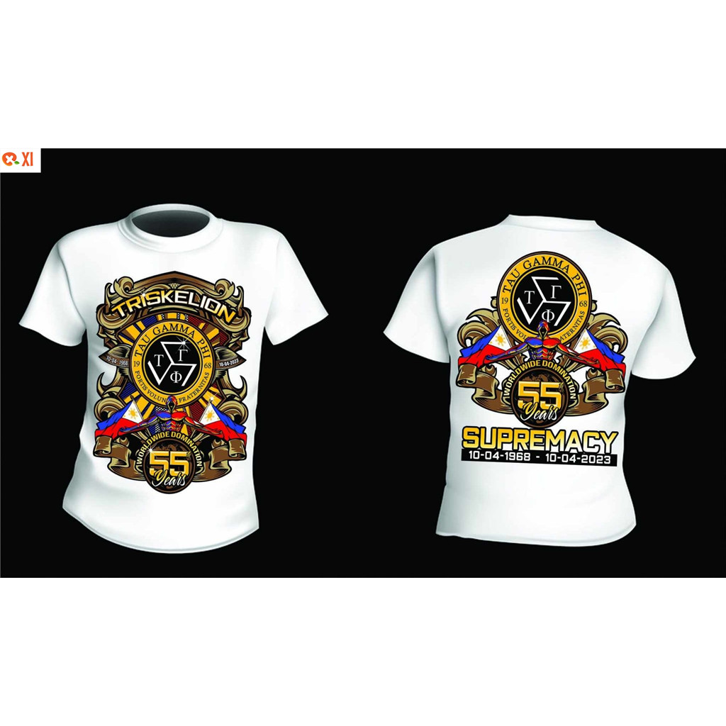 xil9 Tau Gamma Phi Triskelion Frat Shirt 55th Anniversary 2024 NEW ...