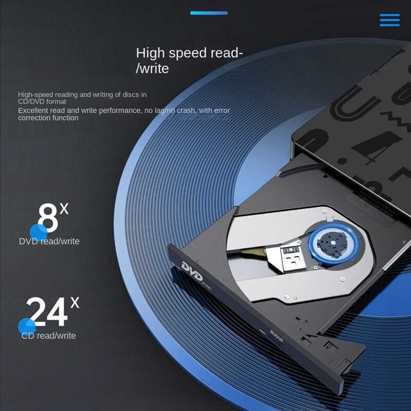 Desktop DVD Laptop Universal Multifunction CD Burner Usb3.0 Panlabas Na ...