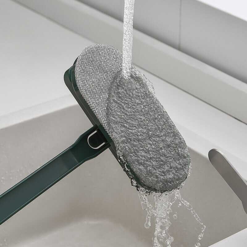 Screen Cleaning Artifact Long Handle Window Double-Sided Wipe Multi ...