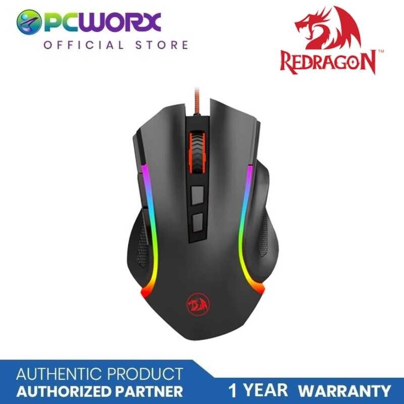 Redragon Griffin M607 7200 DPI RGB Gaming Mouse | Shopee Philippines