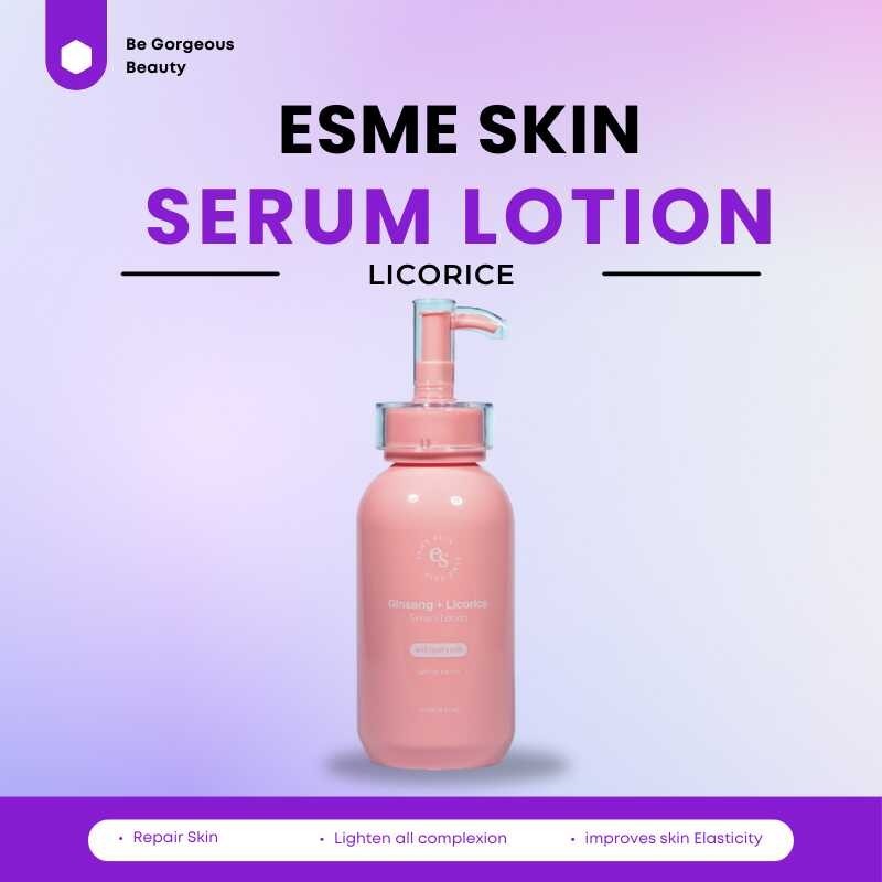 ESME SKIN Ginseng + Licorice Serum Lotion SPF50 PA+++ 250ml | Shopee ...