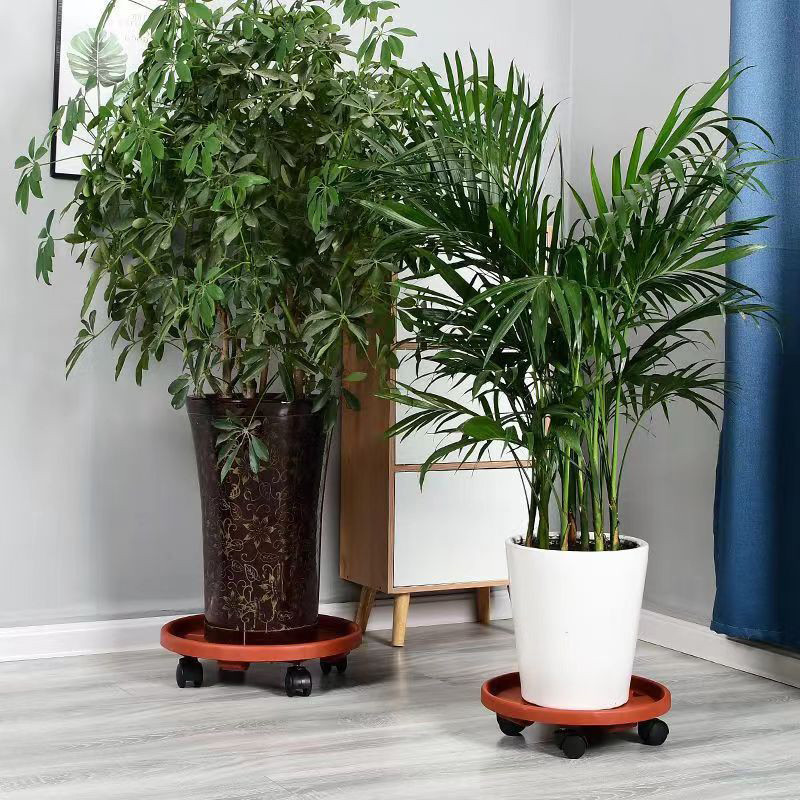 Movable Plant Stand Flower Pot Tray, With Universal Wheels, Heavy ...