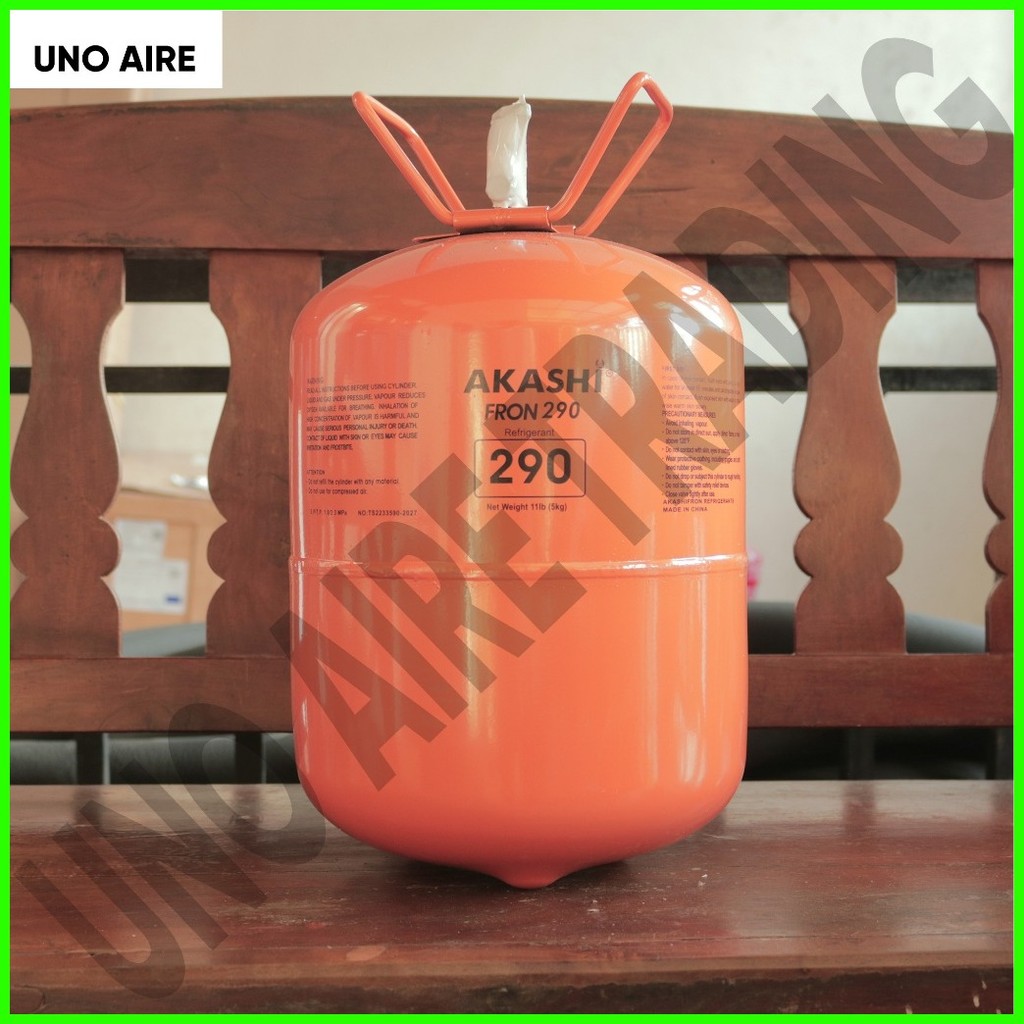 ☑ R290 Refrigerant 5KG Akashi ORIGINAL Sealed Tank Propane Refrigerant Grade | Shopee Philippines