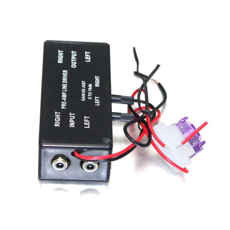 RCA Pre Amp Input Output Adjustable PAC Turbo 1 E Driver Signal ...