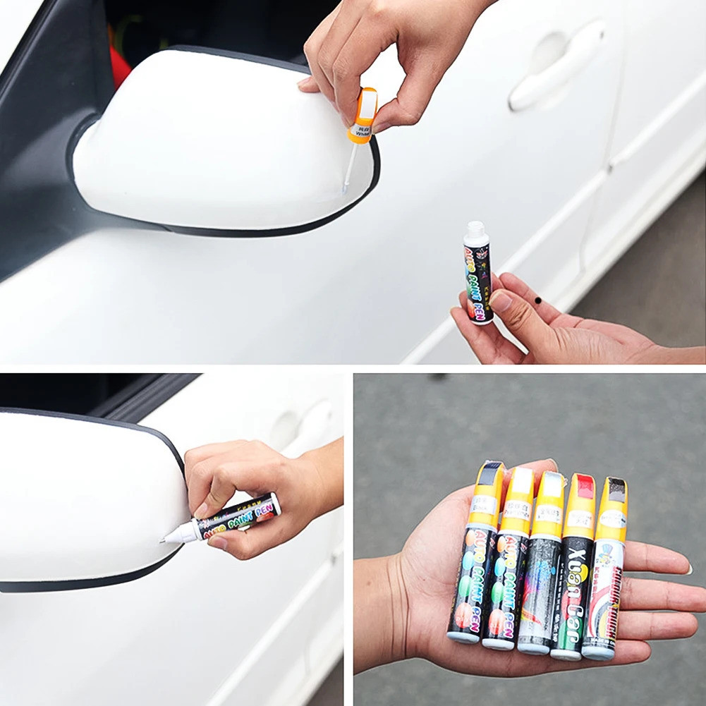 Car Scratch Repair Paint Pen Black for Paint Repair Multiple Colors ...