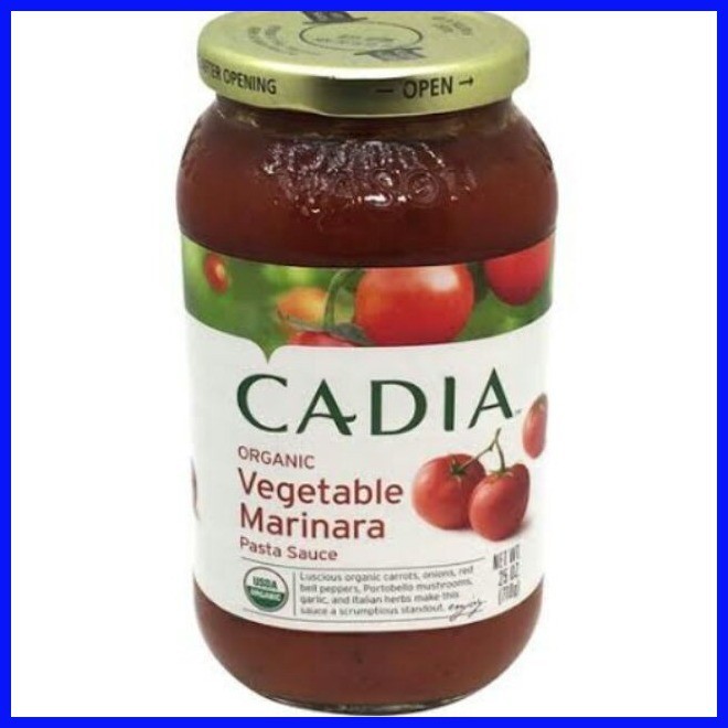 Cadia Organic Vegetable Marinara Pasta Sauce 710g | Shopee Philippines