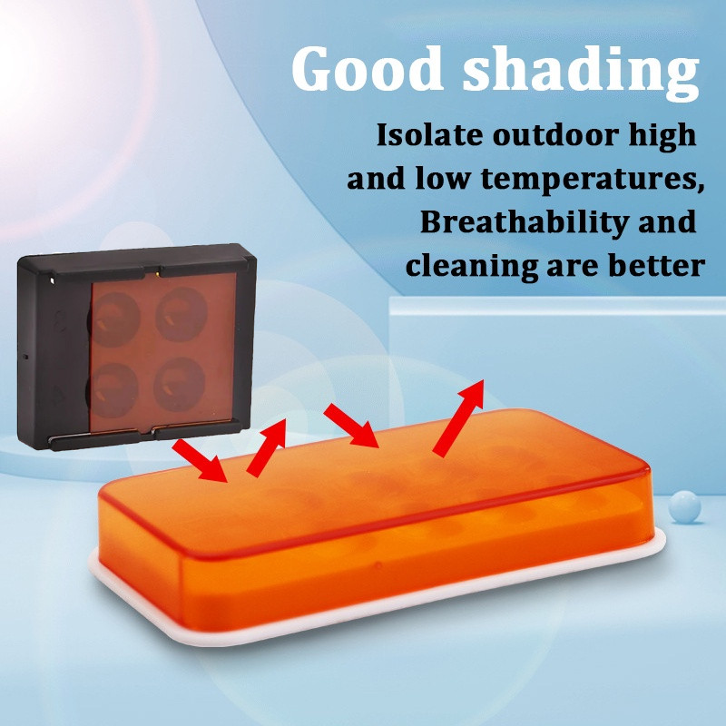 4/8 Slots Dental Resin Shade Light Storage Box Mix Composite Hood Case ...