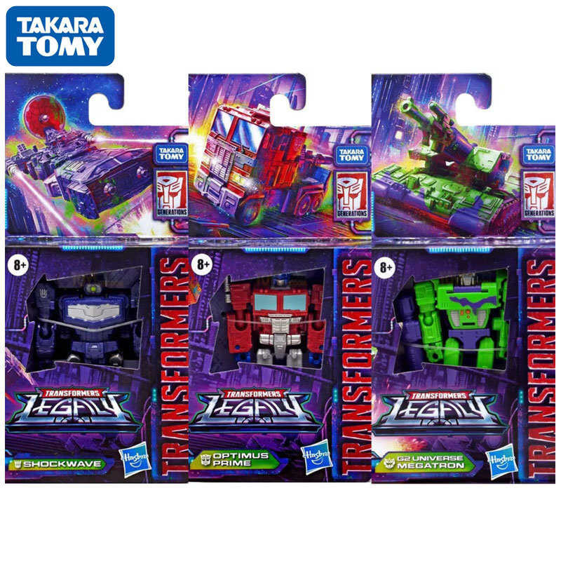 TAKARA TOMY Optimus Prime Shockwave Megatron Transformers Legacy Core ...