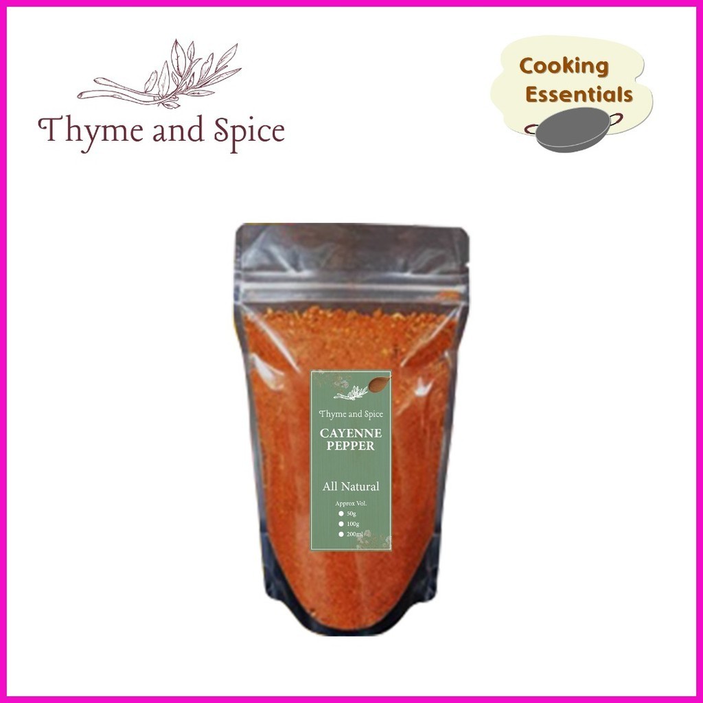 ๑ ۩ Thyme & Spice Premium Cayenne Pepper Powder 500g, 1kg | Shopee ...