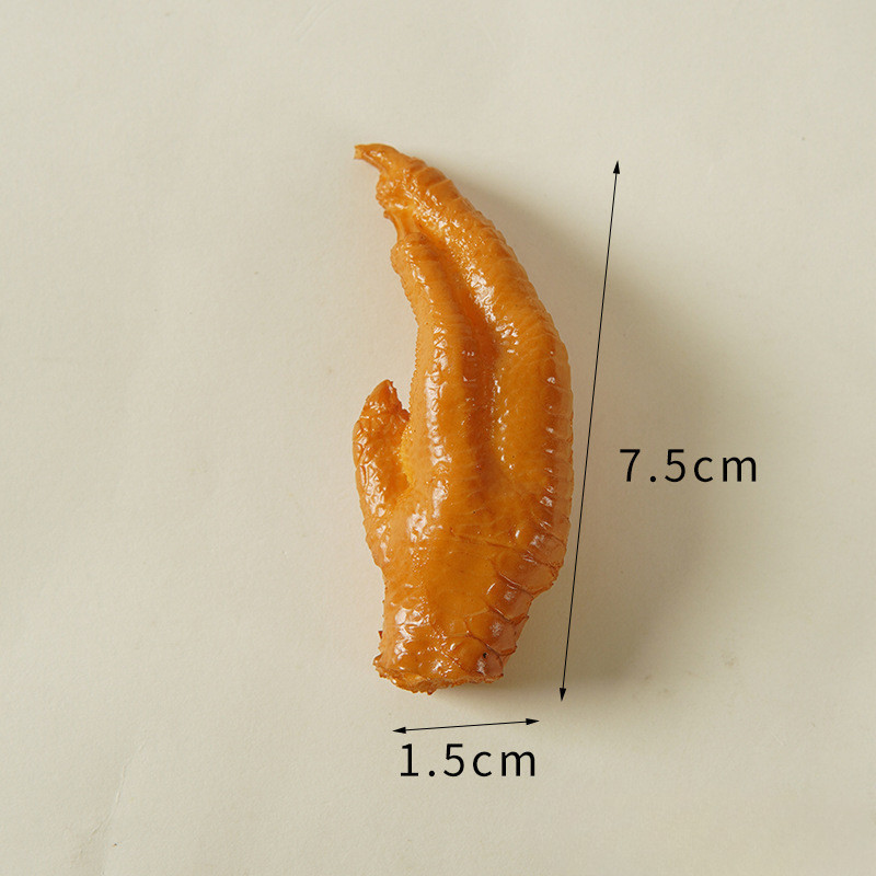 PVC Artificial chicken Feet Model Realistic Simulation Braised Chicken ...