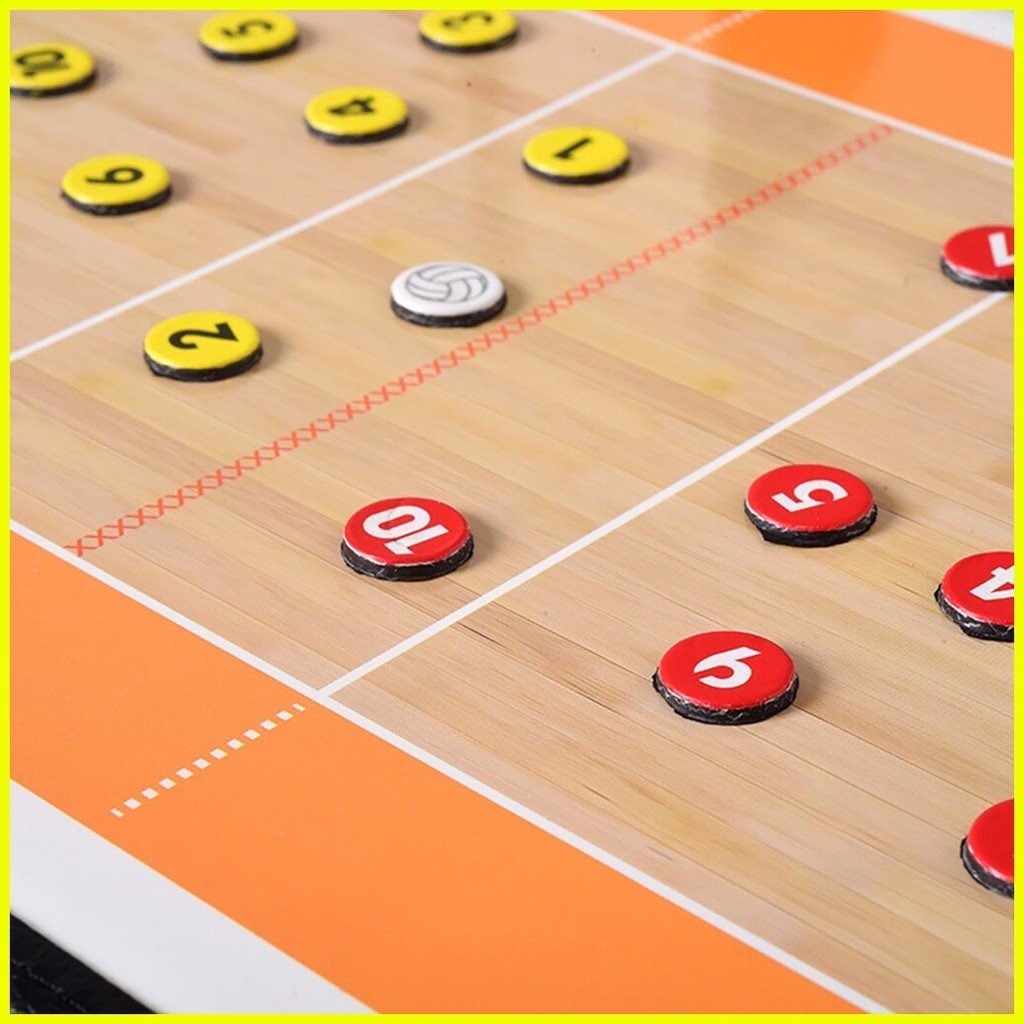Magnetic volleyball Tactical Board Foldable volleyball Coaching Board ...