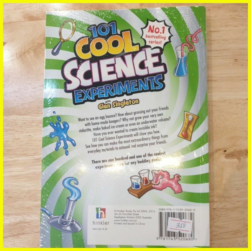 101 cool science experiments. (Learn & Play) | Shopee Philippines