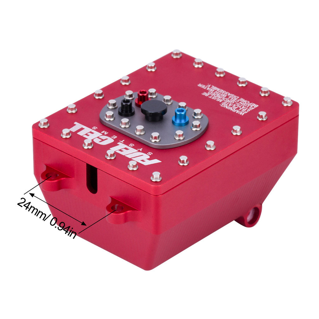 Aluminum Fuel Cell Receiver Box for 1/10 RC Crawler Car Axial Capra 1 ...