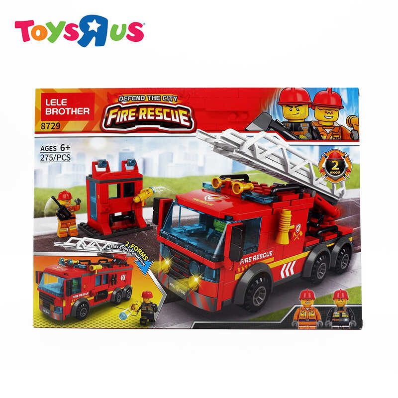 Lele Brother Building Blocks 8729 Defend the City Fire Rescue (275pcs ...