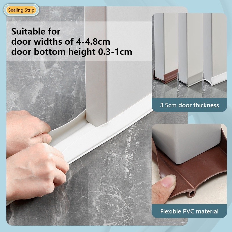Door Gap Filler Insect-proof Under Door Draft Stopper Noise Reduction ...