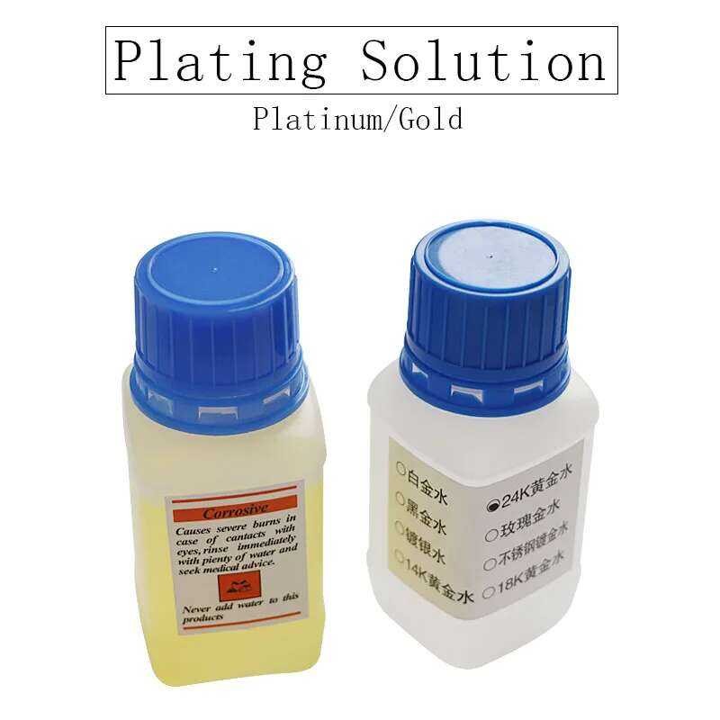 Plating 100Ml Gold Solution, Sier Oxidizer, And Platinum Solution ...