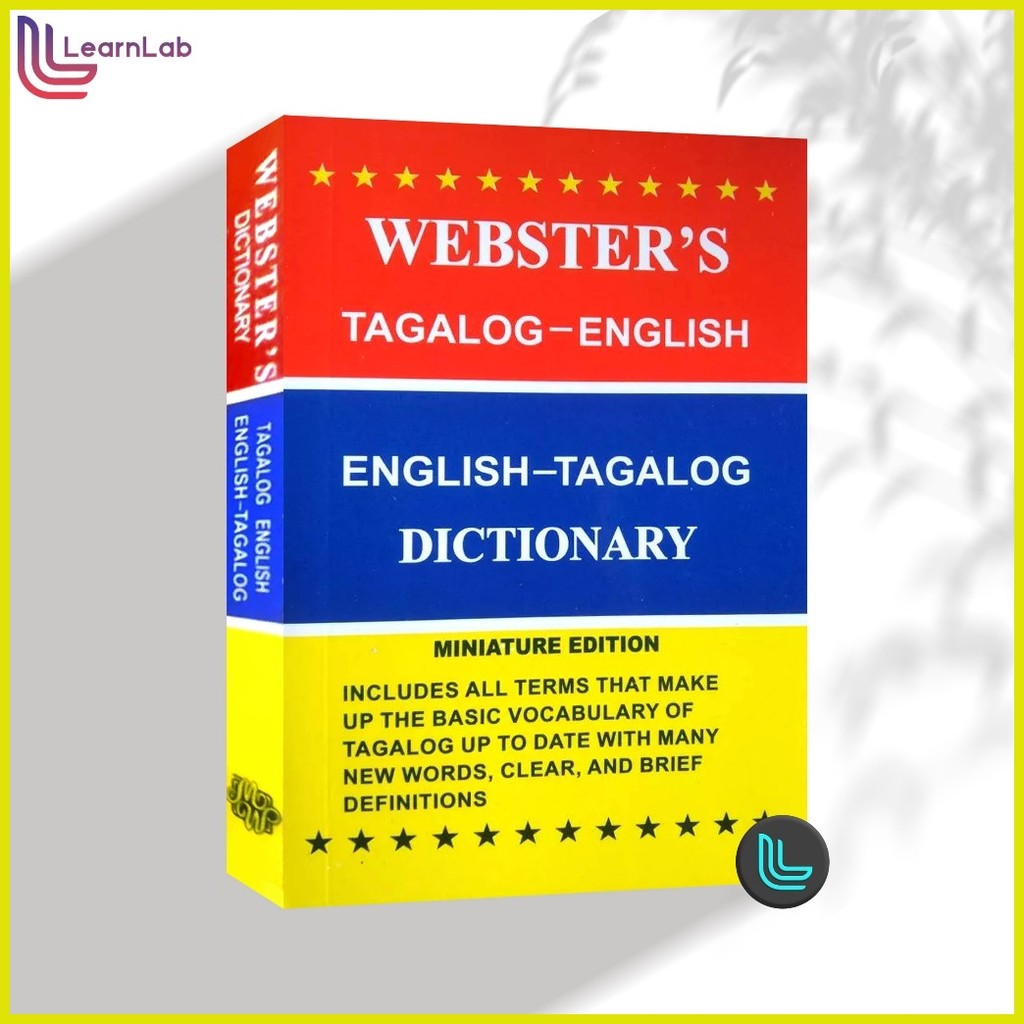 ♒ ۞ WEBSTER'S TAGALOG - ENGLISH ENG-TAG DICTIONARY Miniature Edition ...